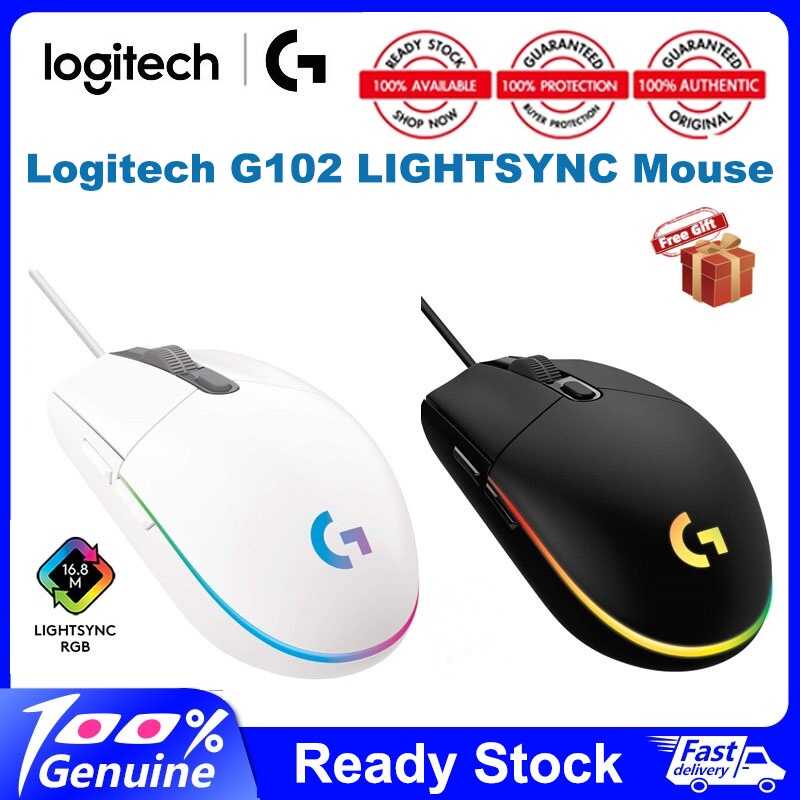 Logitech G102 LIGHTSYNC RGB 6 Button Gaming Mouse 8000DPI(G203) | Shopee Philippines