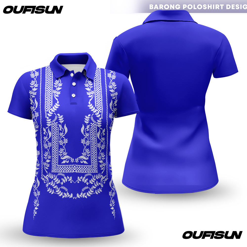 Asean Attire For Women Ethnic Style Polo Shirt For Women, Outdoor ...