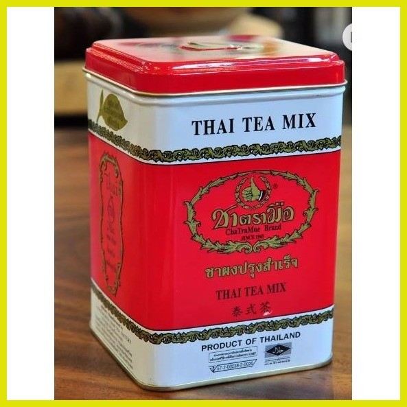 ChaTraMue Cha Tra Mue Number One Brand Thai Tea Mix / Milk Green Tea 2.5g x 50 bags | Shopee ...