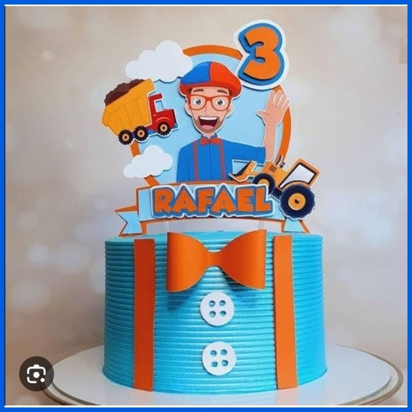 BLIPPI Printable Cake Topper / CUSTOMIZED | Shopee Philippines