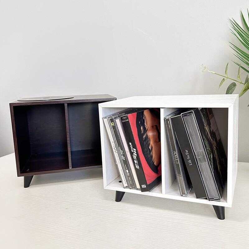 CD storage cabinet, wooden display rack, CD storage box | Shopee ...
