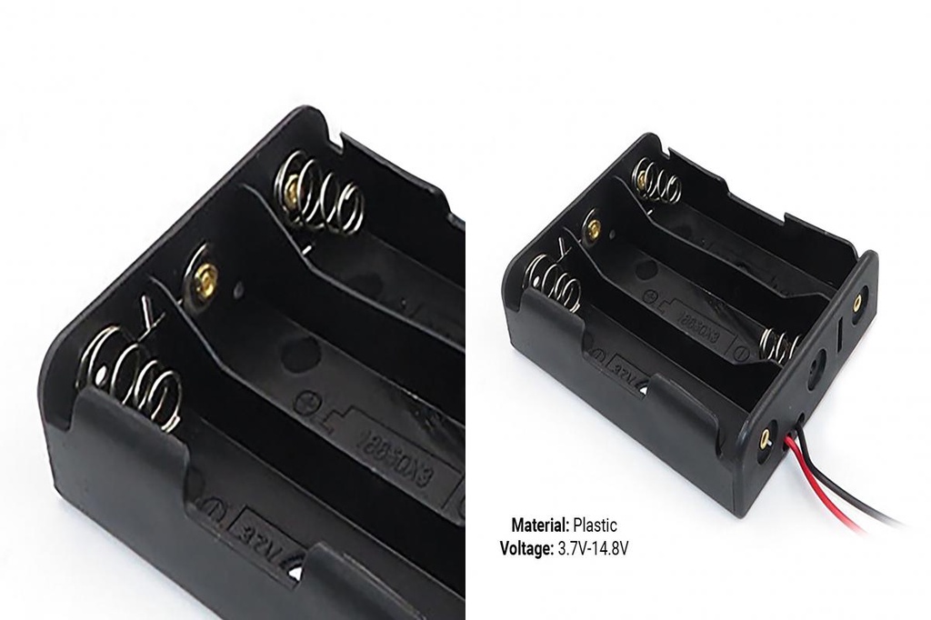 Battery Box Good Contact Property Safe DIY 18650 Series Parallel ...