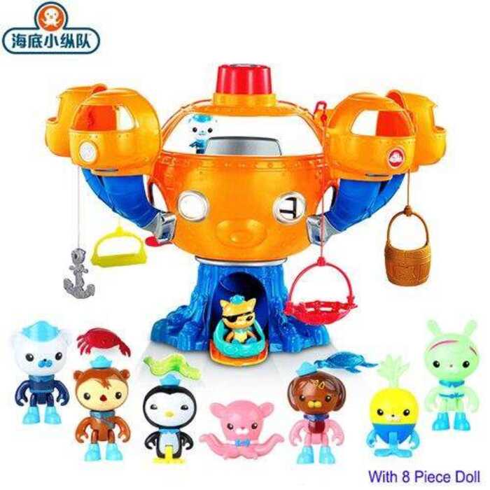 Octonauts Ocean Adventure Action Toy Figures Light Music Joy Octopus ...