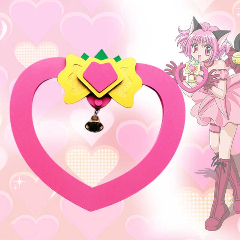 Anime Tokyo Mew Mew Cosplay Momomiya Ichigo Strawberry Hand Bell Weapon ...