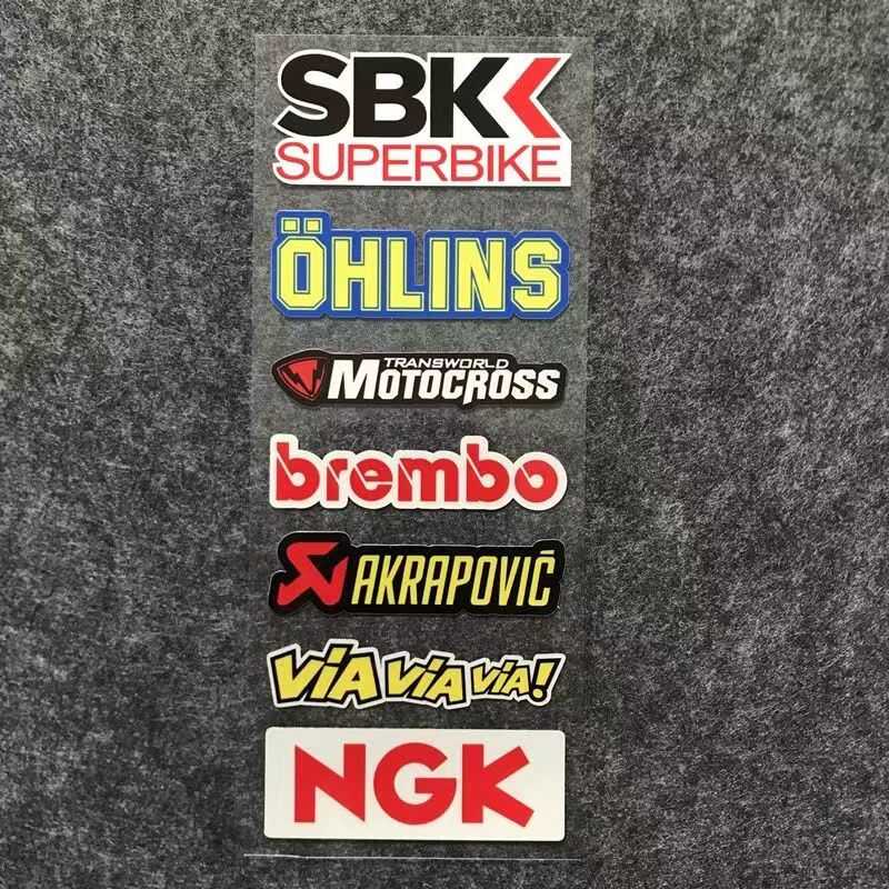 Stiker Ng Motor Electric Car Latte Modified Helmet Decal Personality ...