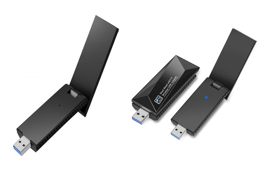 [RB] Plug and Play Wifi Dongle Wifi Adapter for Mac Os 1300mbps Dual ...