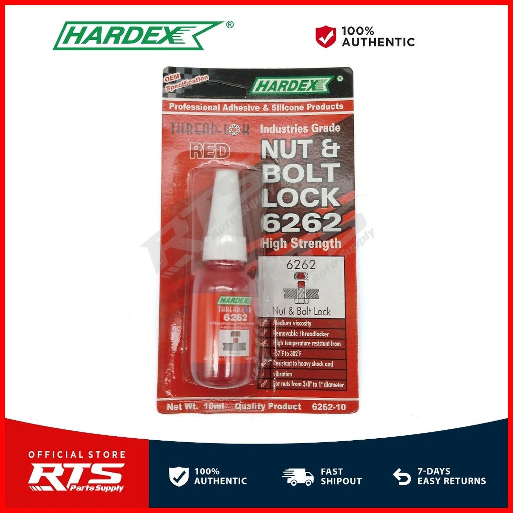 § ☪ Hardex Threadlock Blue Nut Lock Adhesive 10ml ( Medium Strength ...