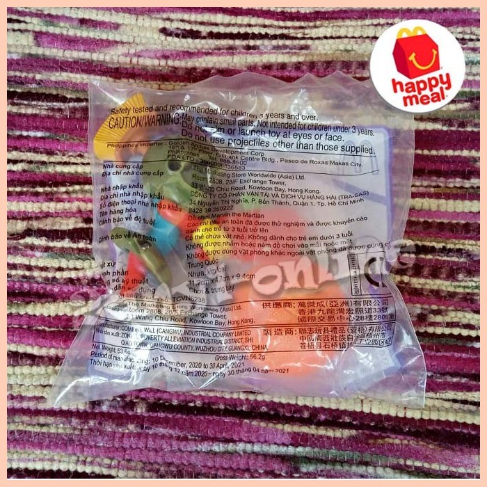 ۩ Mcdo Happy Meal Space Jam (2021) - MARVIN THE MARTIAN | Shopee ...