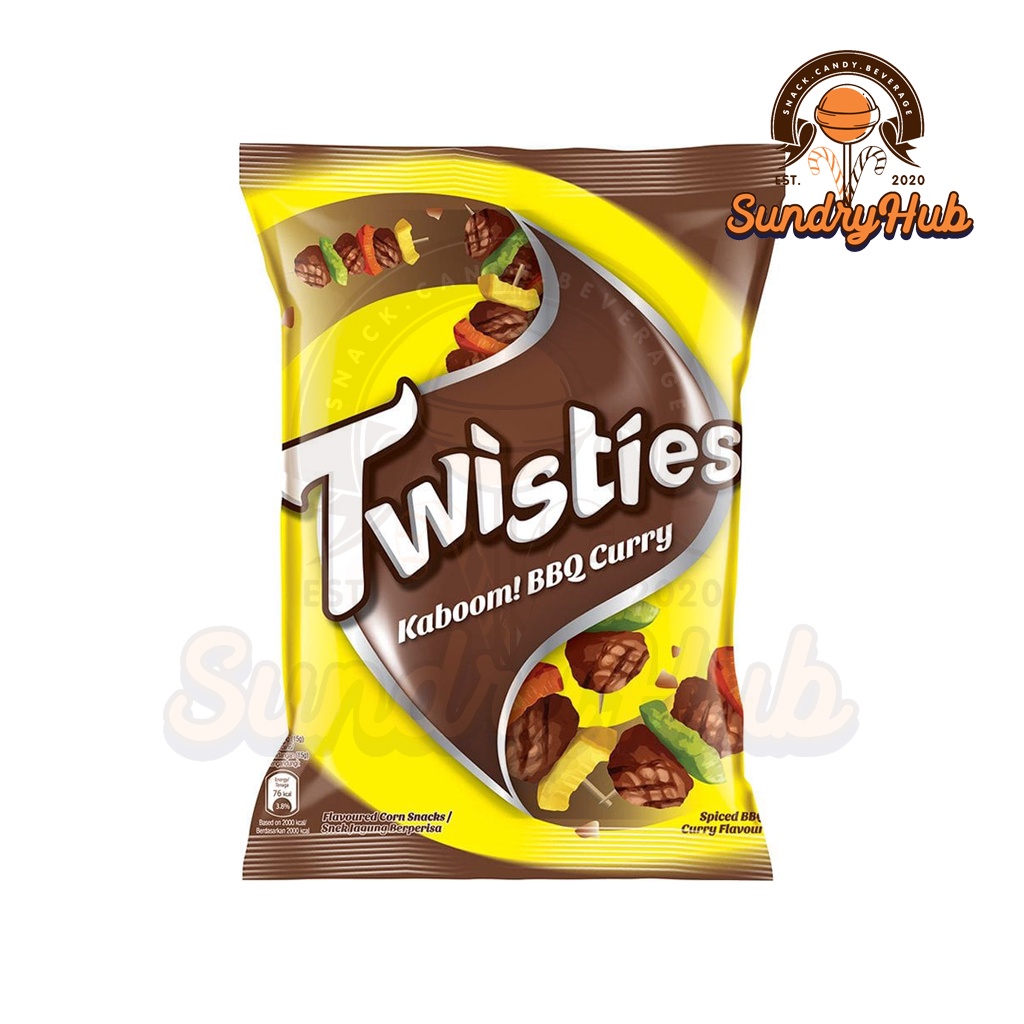 Twisties Kaboom! BBQ Curry 60g | Shopee Philippines