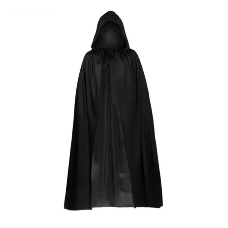 Halloween Cloak Cosplay Grim Reaper Vampire Witch Wizard Robe Party ...