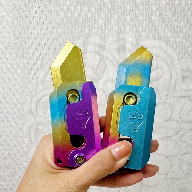 3D Metal Printing Gravity Radish Toy Rainbow Mini Carrot Colorful ...