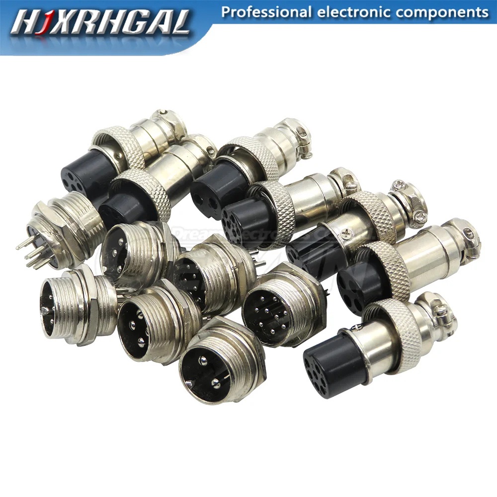 GX16 Male/Female 2/3/4/5/6/7/8/9/10 Pin 16mm L70-78 Circular Aviation ...