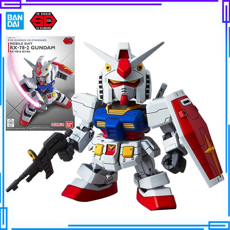 Bandai Orihinal SDEX 001 SD Mobile Suit Am RX 78 2 Model Kit Gunpal ...