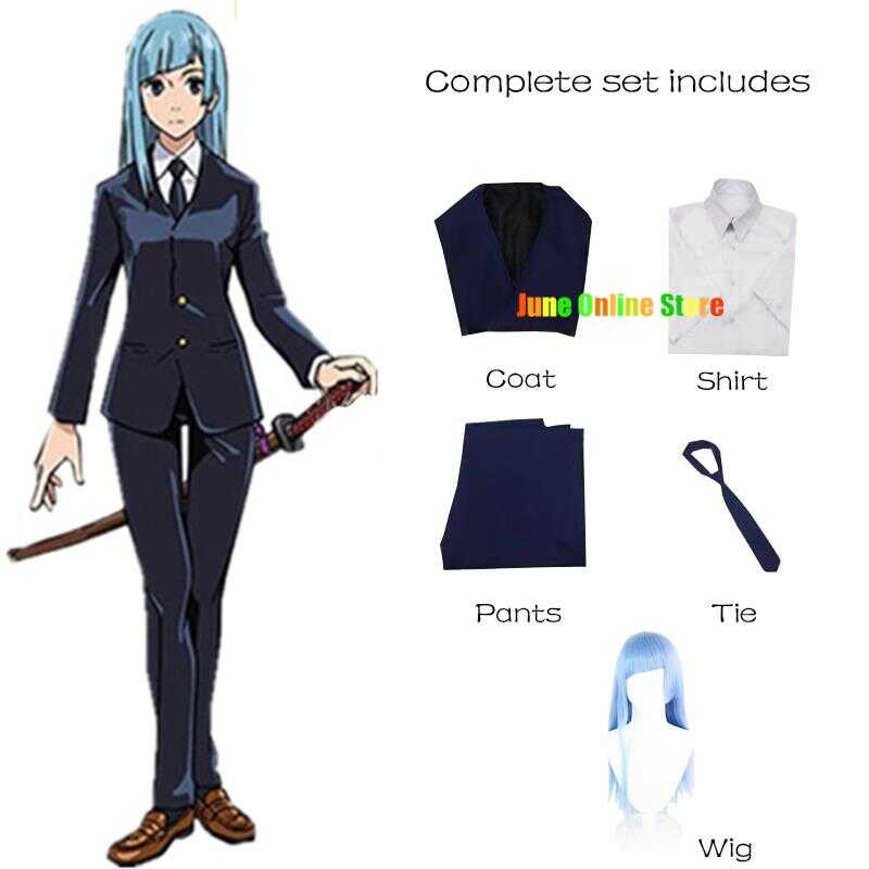 Anime Jujutsu Kaisen Cosplay Miwa Kasumi Cosplay Costume Uniform Jacket ...
