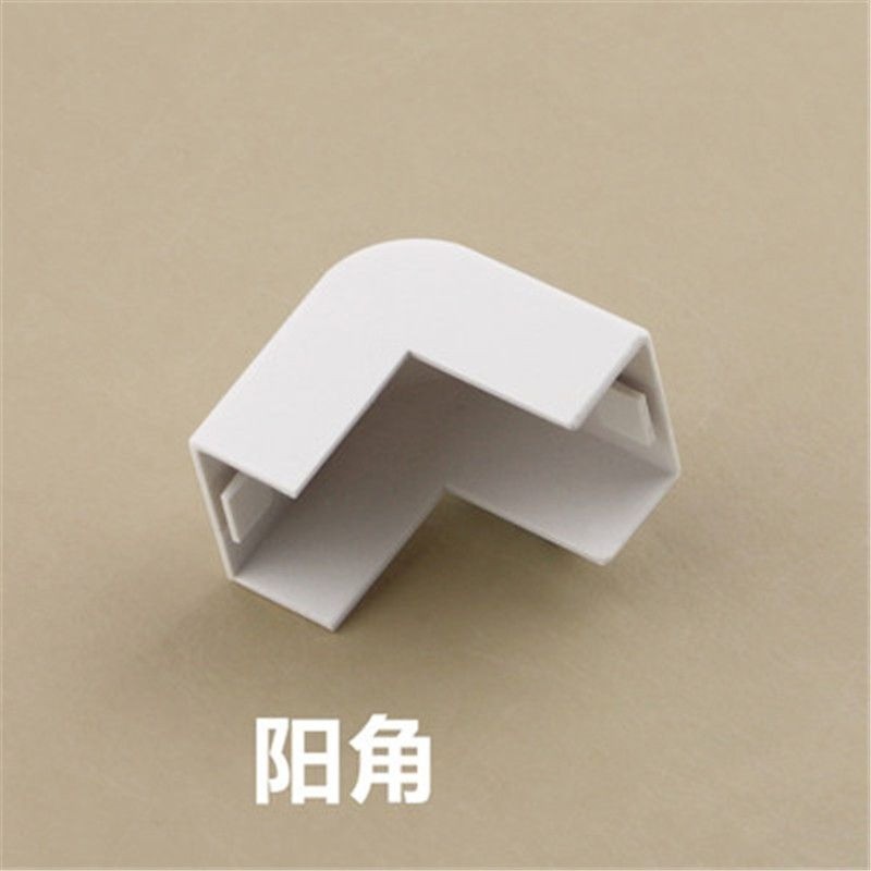PVC Trunking Accessories Flat Curved Angle Negative Angle Tee Joint ...
