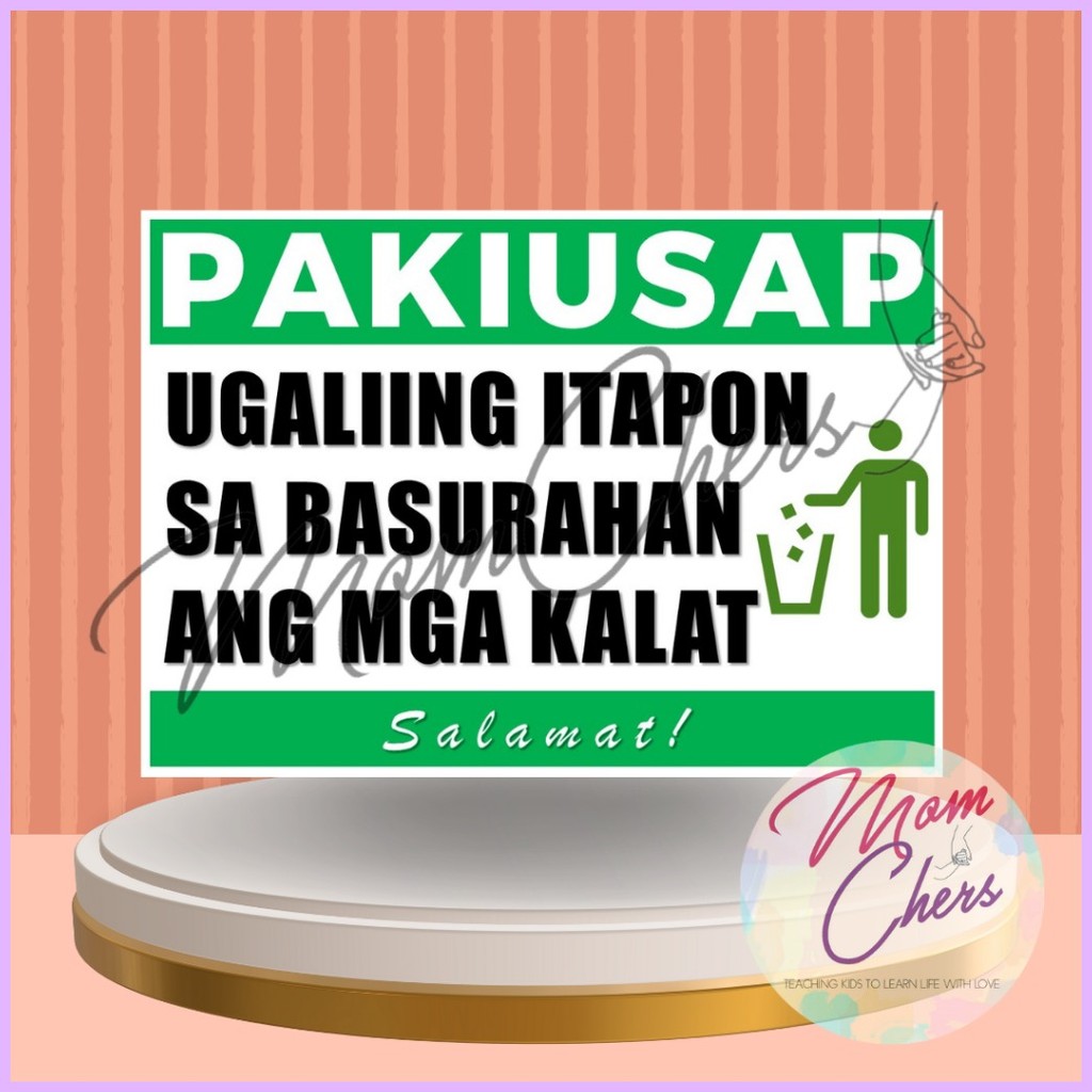 LAMINATED SIGNAGE FOR CR RESTROOM PUBLIC TOILET 250mic | Shopee Philippines