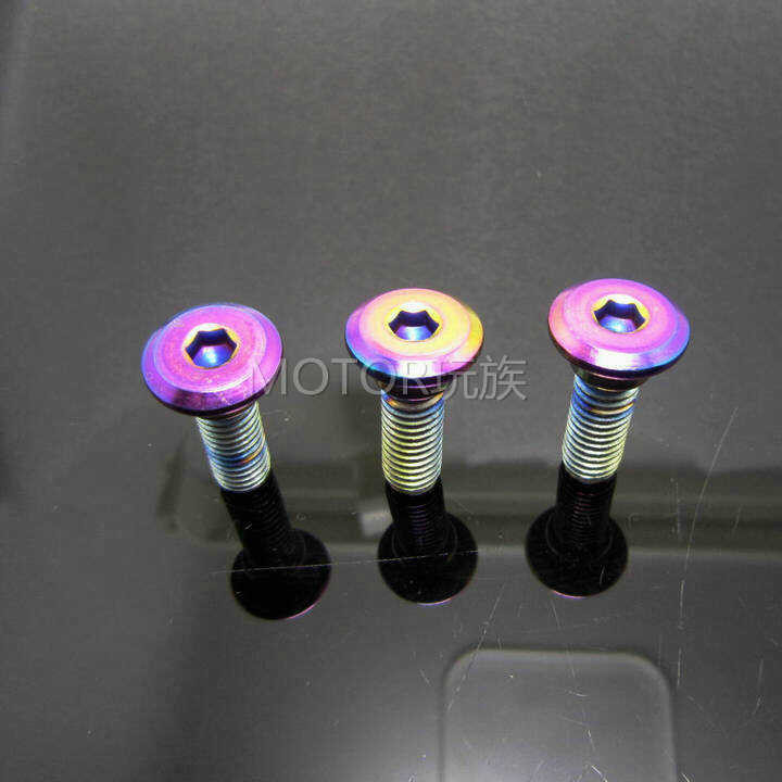 Steel Stainless Titanium Plated Color Titanium Disc Modified Screw 8Mm ...