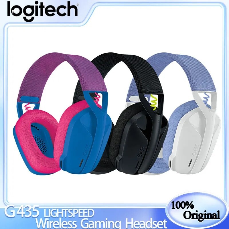 Logitech G435 Lightspeed And Bluetooth Wireless Gaming Headset ...
