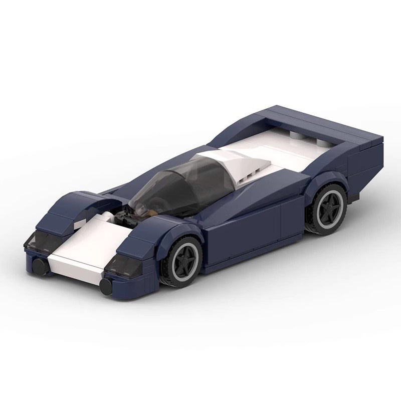 MOC Porsche 956 Speed Champions Super Racing Cars Building Blocks Toys ...