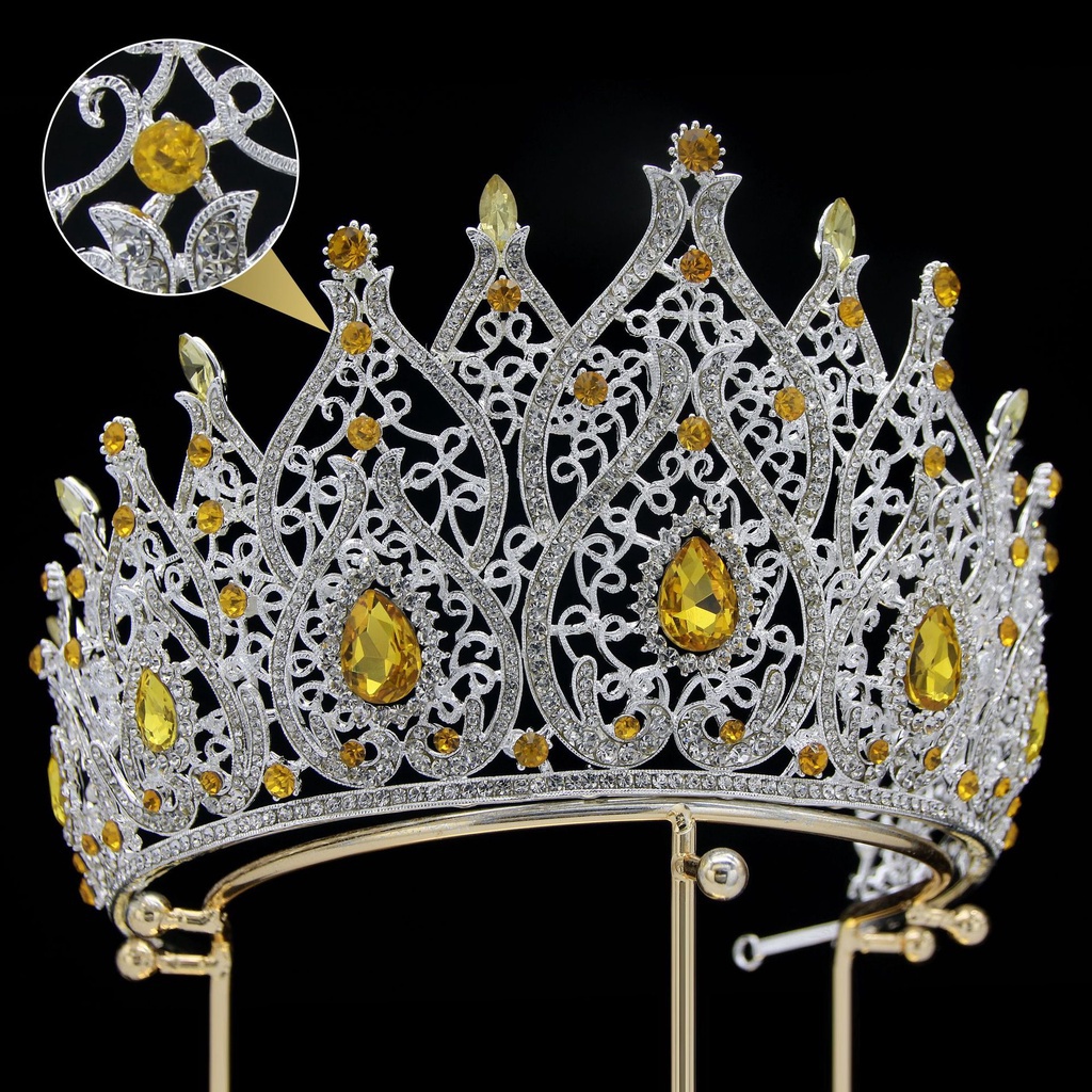 Classic elegant pageant alloy rhinestone Princess party crown the new ...