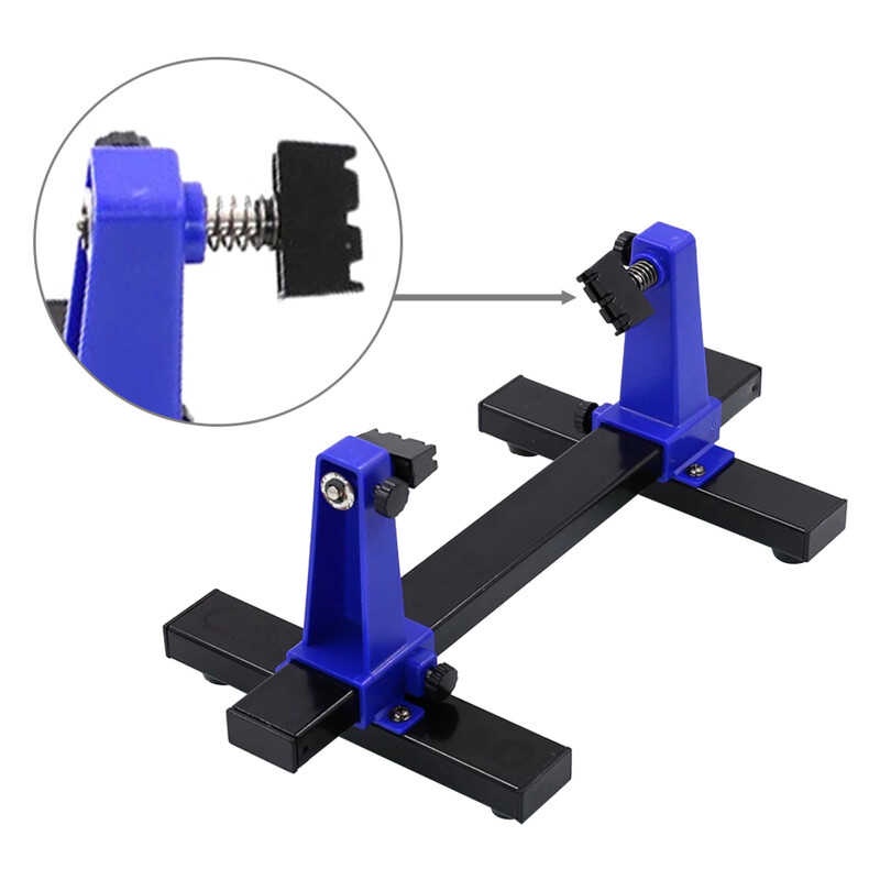 PCB Adjustable Soldering Clamp 360 Degree Rotation Fixture Holder Printed Circuit Board Jig ...