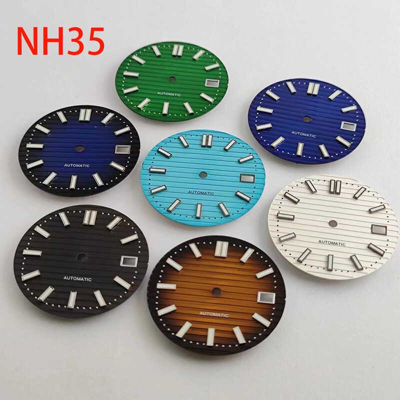 NH35 dial 29.8 mm Nautilus dial Watch dial green luminous dial angkop ...
