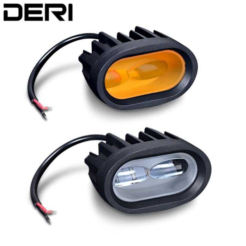12V 24V Spotlight LED Motorbike Head Signal Light Reverse Indicator For ...