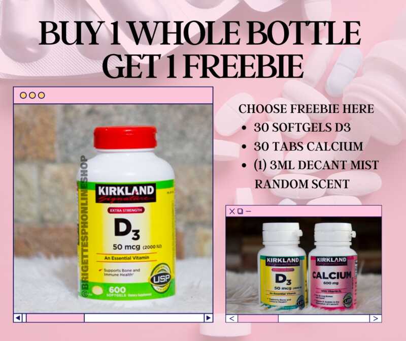 Kirkland Extra Strength D3 50 mcg 2000 IU 600 Softgels | Shopee Philippines