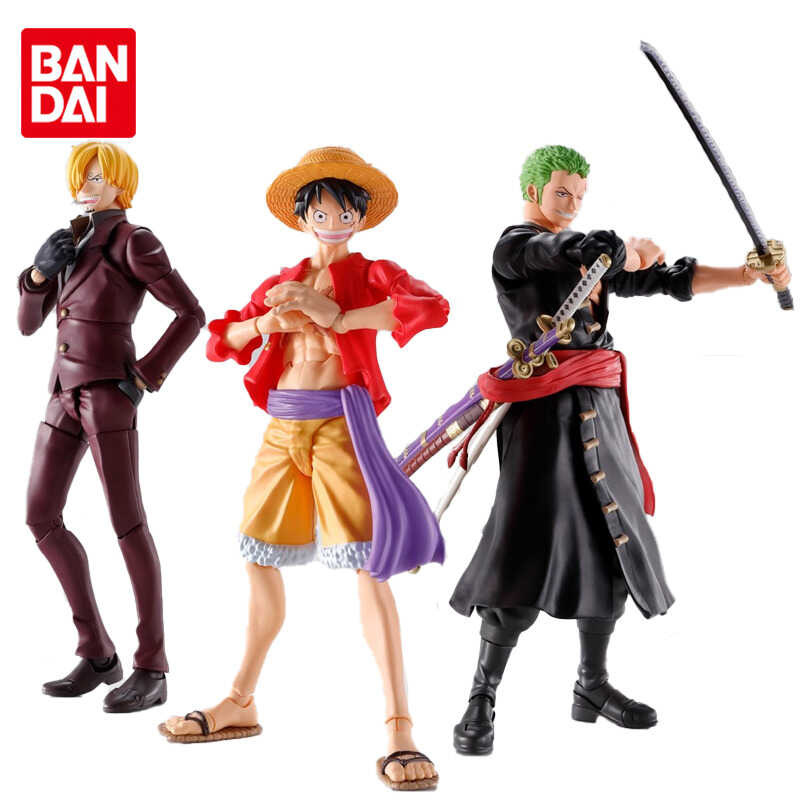 Bandai Original SHF ONE PIECE Luffy Roronoa Zoro Sanji -The Raid on ...