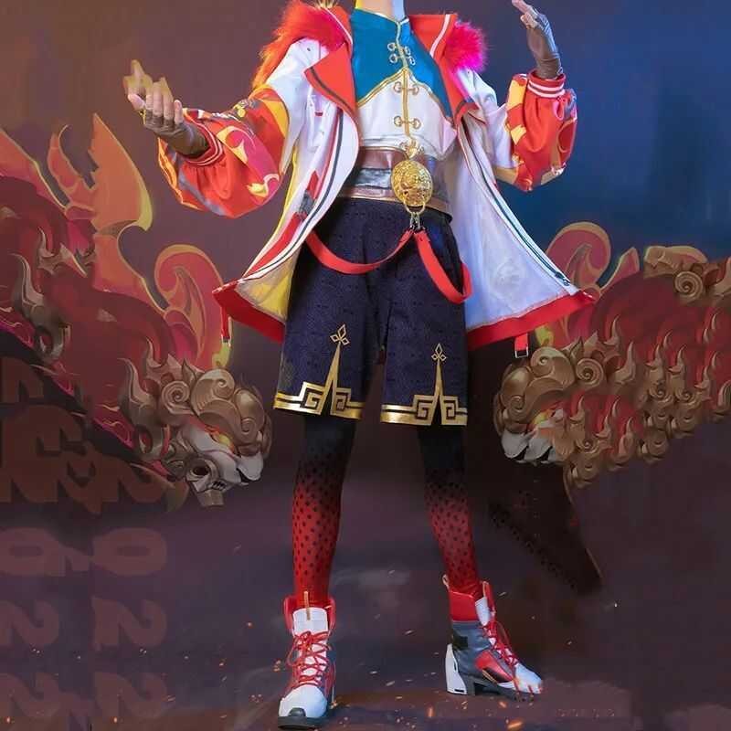 of King Glory cosplay Sun Bin Yin Hu Exhibition Wing cosplay men's Year ...