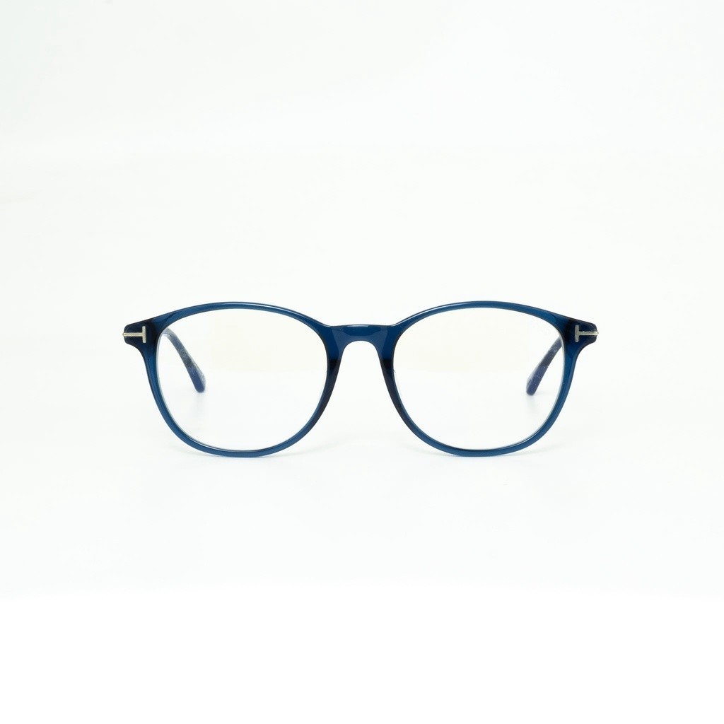 Tom Ford Men's Blue Plastic Round Eyeglasses FT5553FB09054 | Shopee ...
