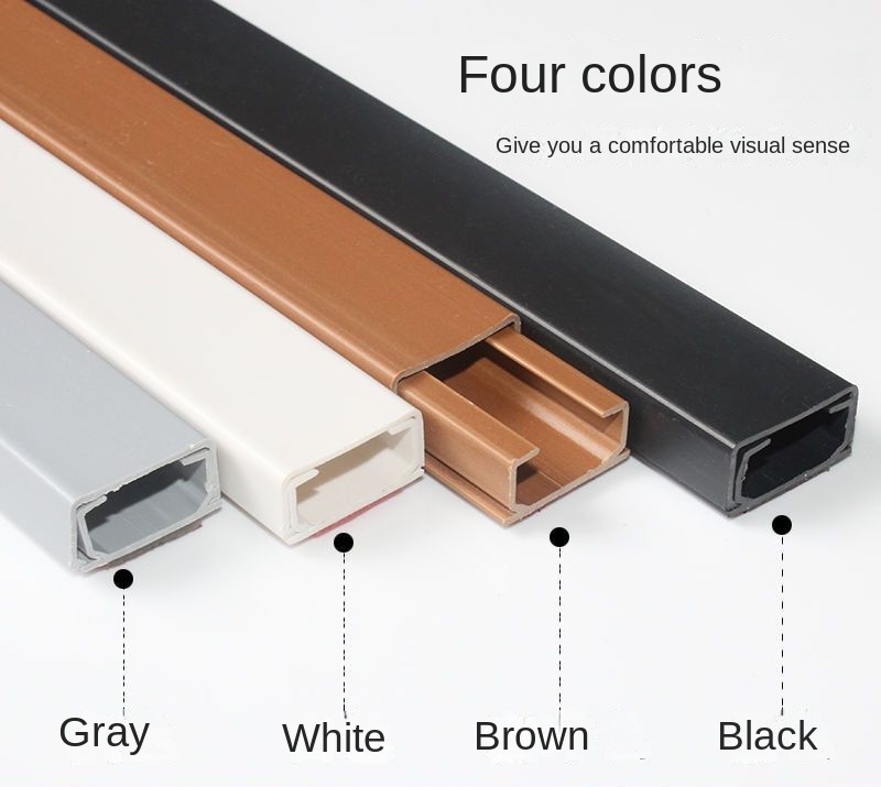 PVC Small Square New Invisible Surface Mounted Wire Network Cable ...