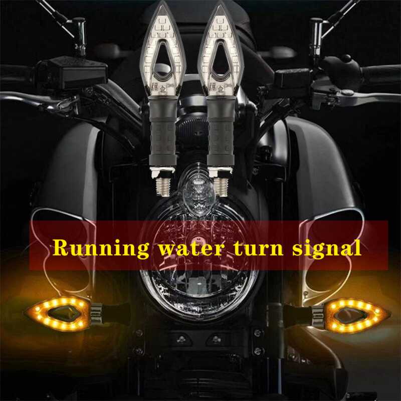 Baguhin Ang Motorcycle 14Led Diamond-Shaped Hollow Turn Electric ...