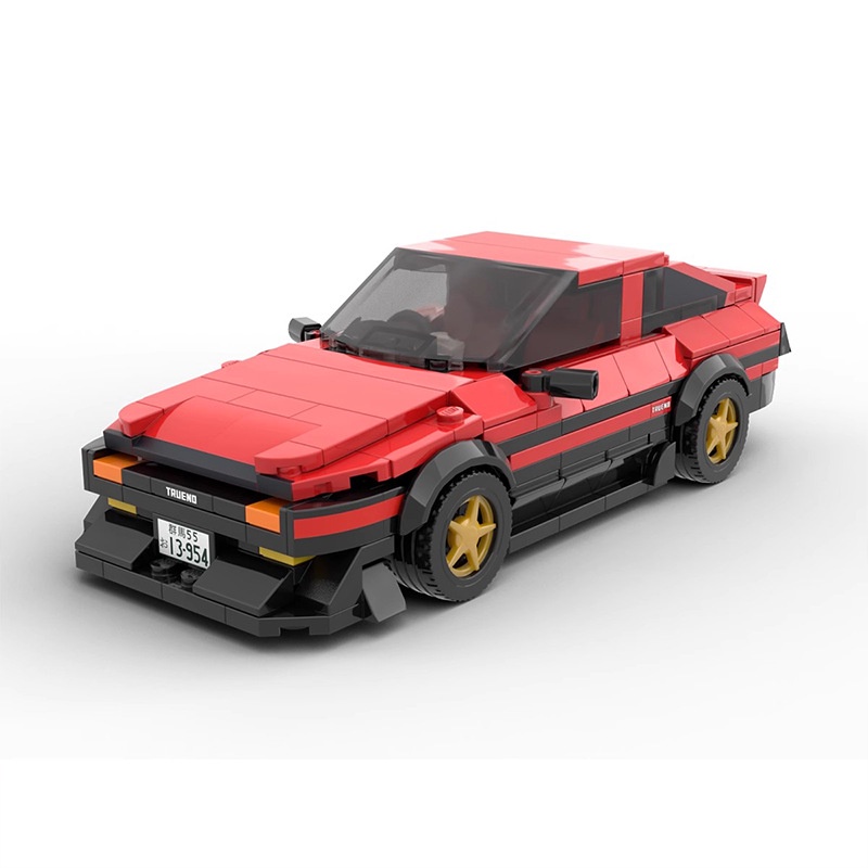 MOC Toyota AE86 GT-Apex In Red Speed Champions Cars Building Blocks ...