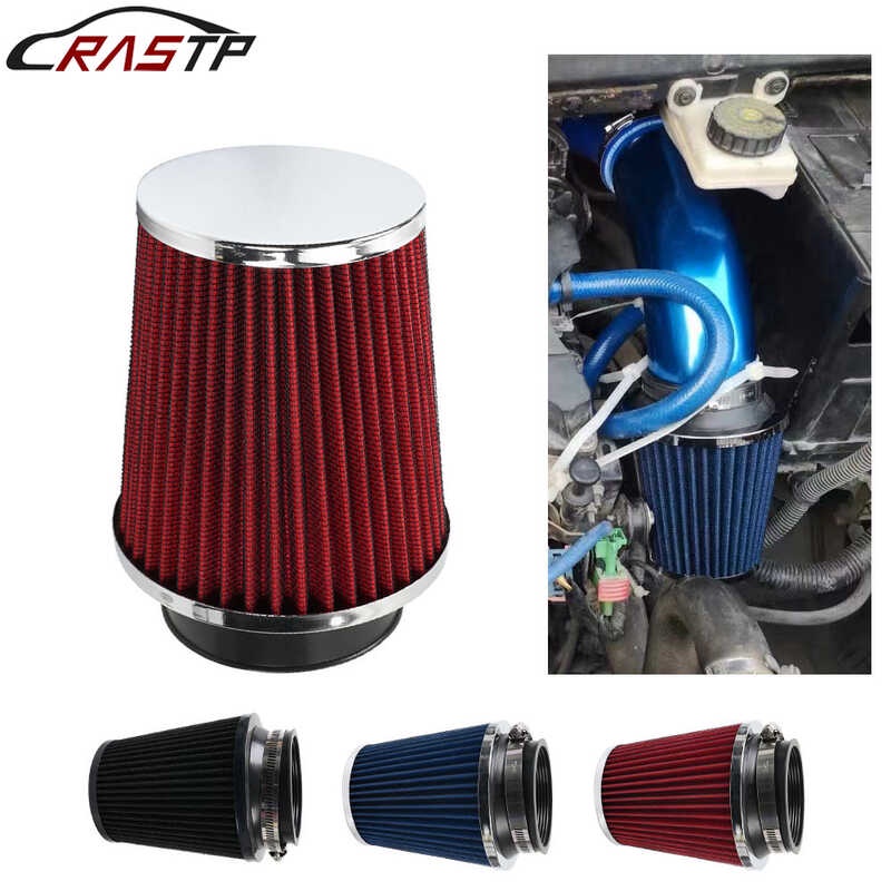 Rastp-76Mm Car Air Filter Sport Power Mesh Cone High Flow Car Cold Air ...