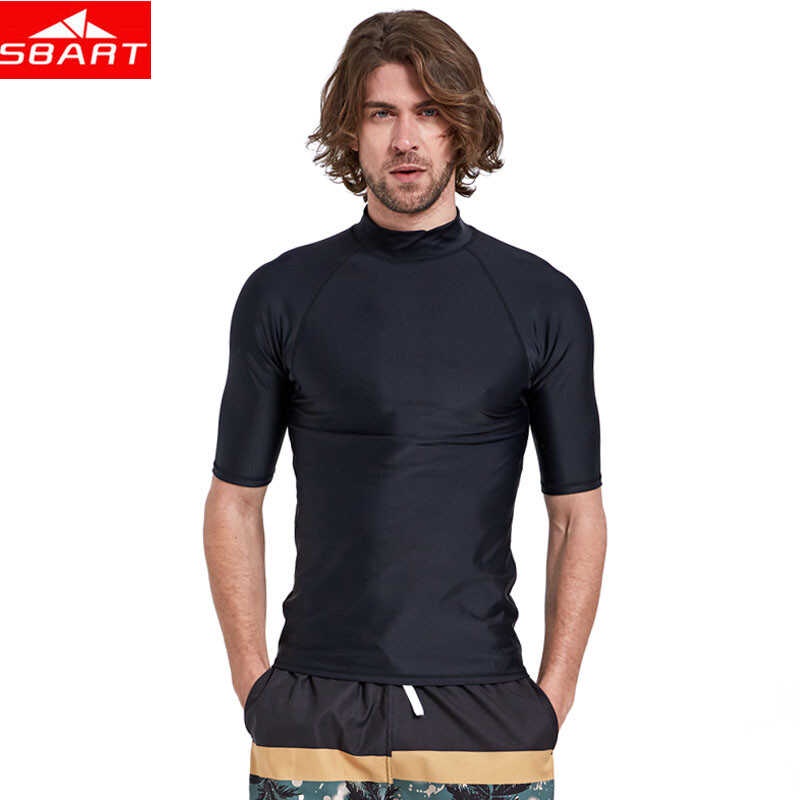 SBART Snorkeling Diving Wetsuit Lalaki Surfing Rash Guards Top Lycra ...