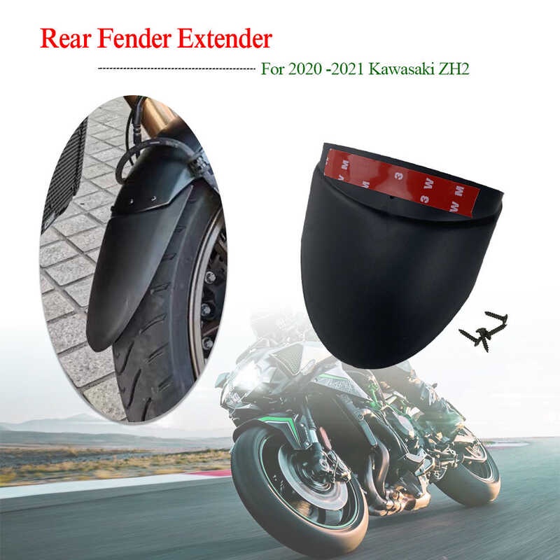 Zh2 Mudguard Extension Para Sa Kawasaki Z H2 2020 2021 2022 2023 Fender ...