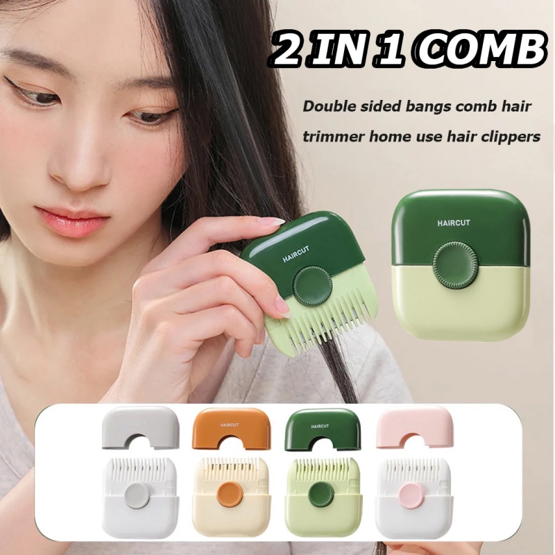 2-In-1 Women Hair Portable Comb Multi-Functional Split Ends Cutter ...