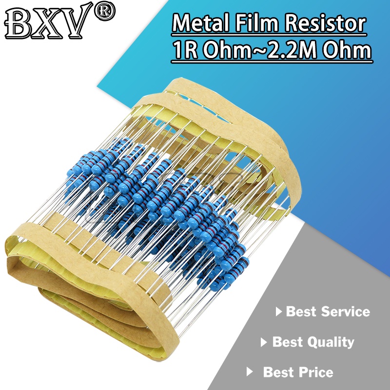 50PCS 1/2W Metal Film Resistor 1K~ 91K 10K 15K 20K 36K 47K 68K 75K 82K ...