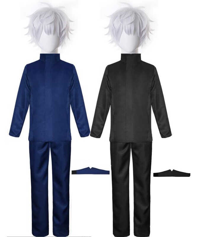 Ecowalson Jujutsu Kaisen Anime Gojo Satoru Cosplay Costumes Top Pants ...