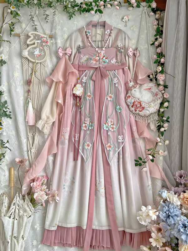 Chinese Hanfu Dress Women Ancient Traditional Embroidered Hanfu Sets ...