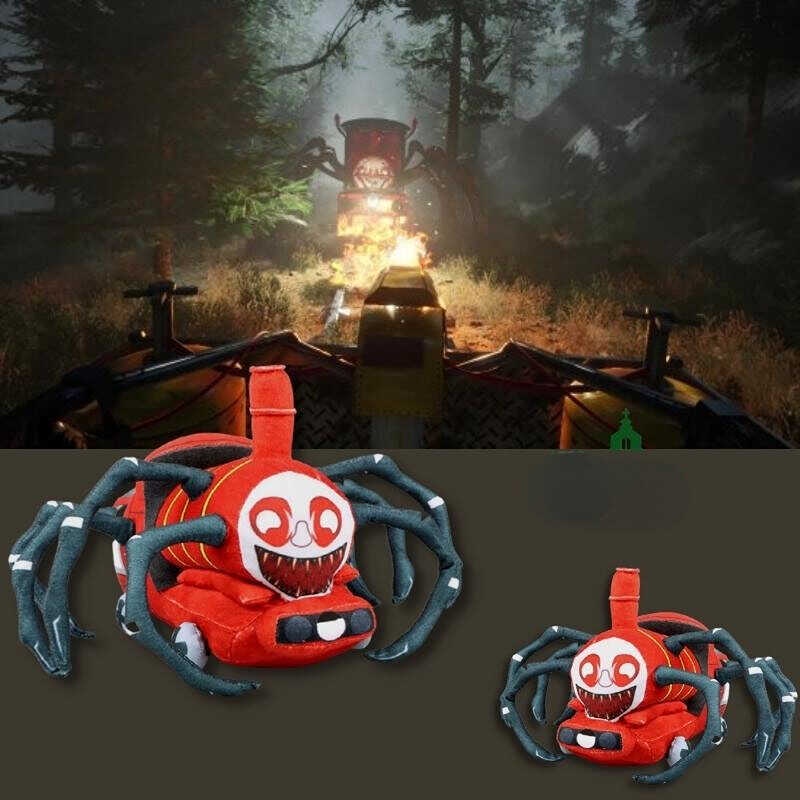 New Choo-Choo Charles Plush Toy Horror Game Figure Stuffed Doll Soft Spider Stuffed Animal ...