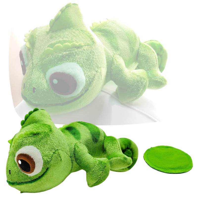 Chameleon Color-changing Plush Toy With Long Hair Size 16cm | Shopee ...
