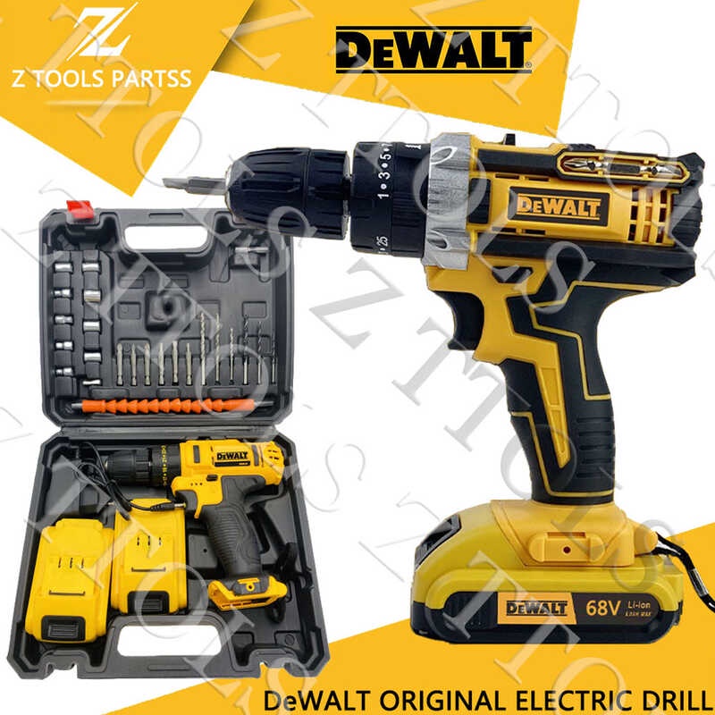 Dewalt Cordless Drill 68v Original Power Tools Heavy Duty Electric