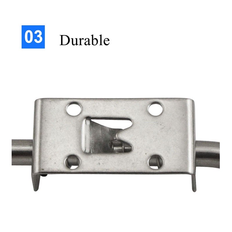 Spring Latch Metal Lock Barrel Bolt Heavy Duty Spring Loaded Latch ...