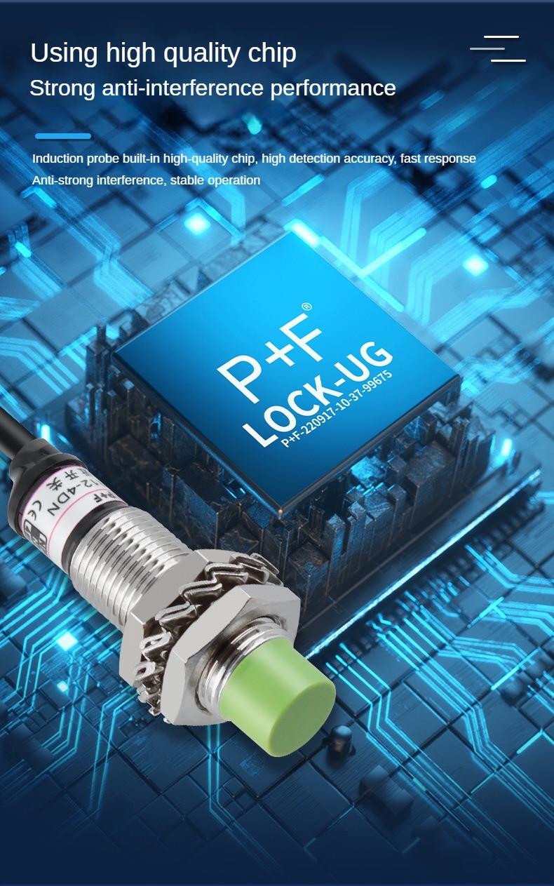 Metal Counting Sensor 4MM with Wire Sensor Inductive Type Proximity ...