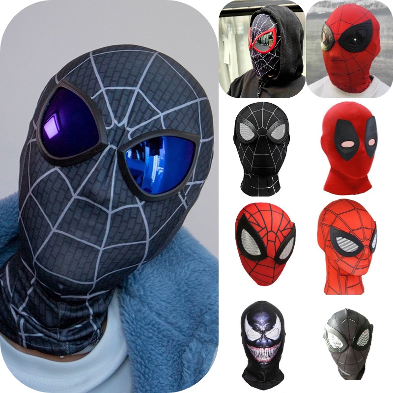 24Styles Superhero Spider Man Masks Into Spider Verse Miles Morales ...
