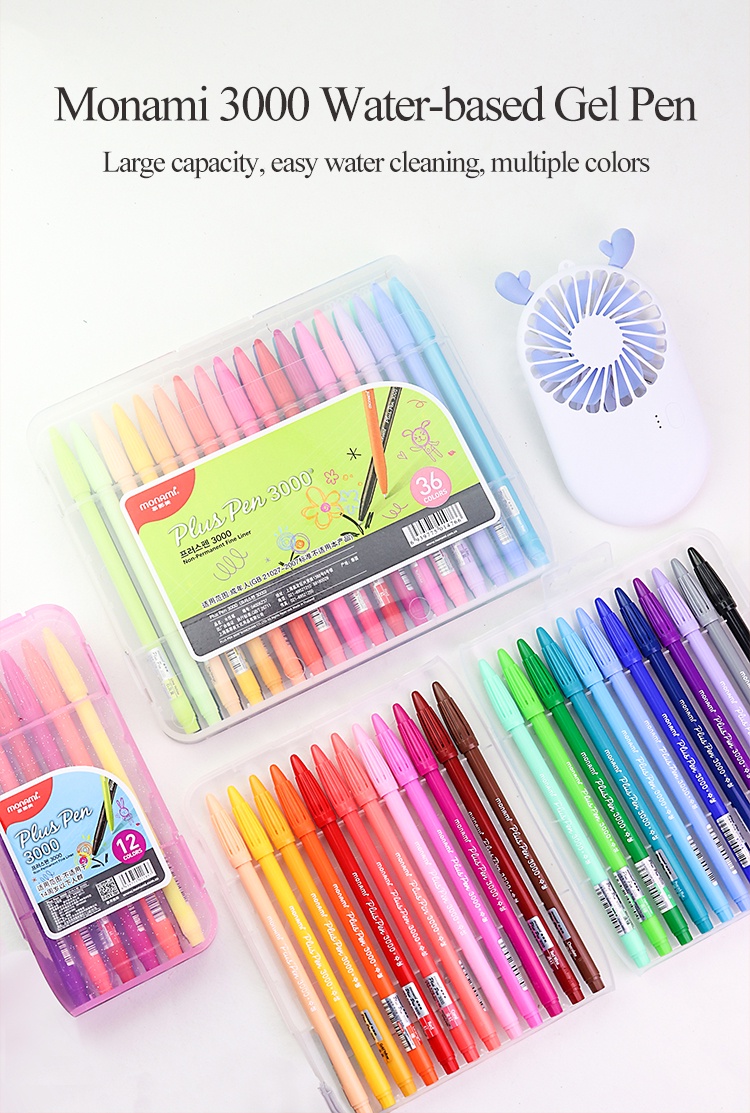 plus pen/monami pen/monami plus pen highlighter ballpen marker | Shopee ...