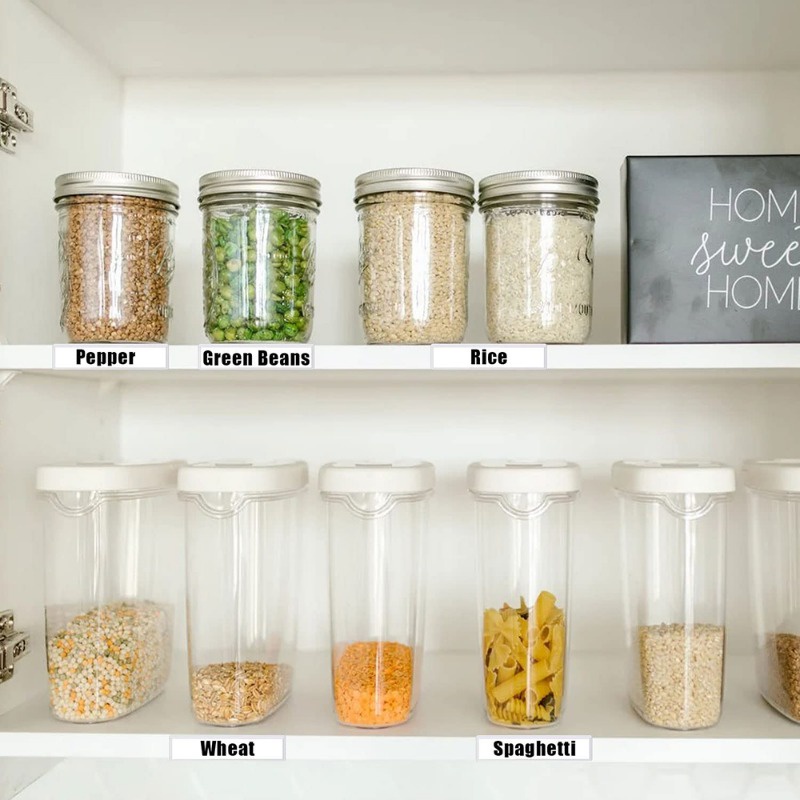 Shelf Tag Pocket Identification Card / 4Pcs Transparent Self-Adhesive ...