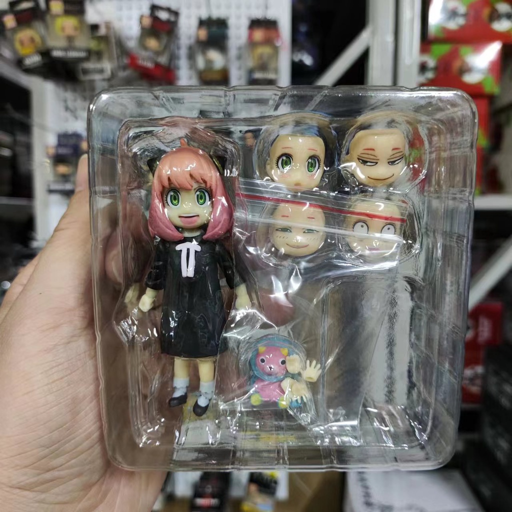 S H Figuarts SPY×FAMILY Anya Forger Action Figure SHF Doll Change Face ...